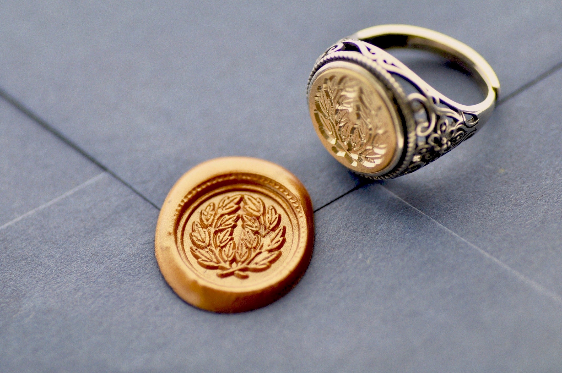 Japanese Kamon Icho Ginkgo Leaf Wax Seal Stamp | Backtozero B20