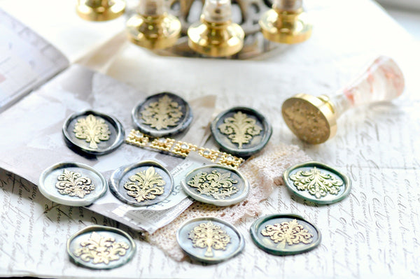 Fleur de Lis Flourish Iris Wax Seal Stamp Wax Seal Stamp | V ...