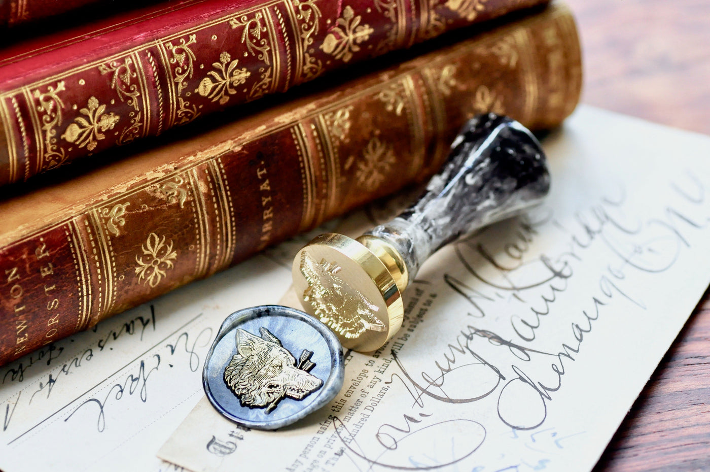 Backtozero | Bespoke Wax Seal Stamp | Signet Enamel Accessories