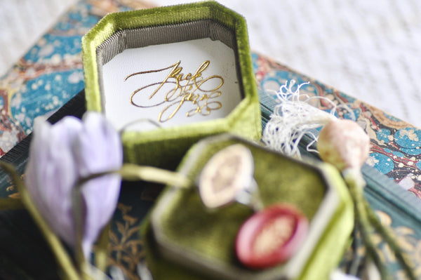 Iris Retro Flower 925 Silver Signet Wax Seal Intaglio Ring | Backtozero
