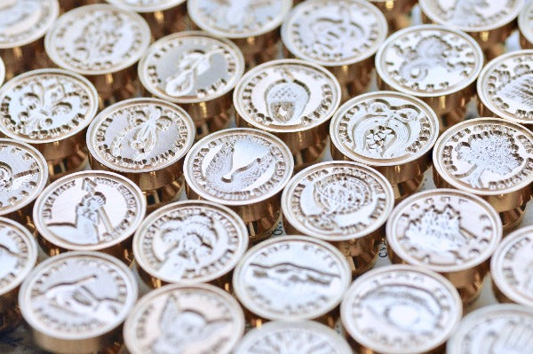 Sun with Eye Latin Motto Antique Style Wax Seal Stamp | Backtozero B20