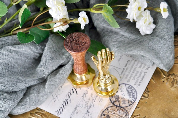 Brass Hand Gesture Wax Seal Handle | Backtozero B20