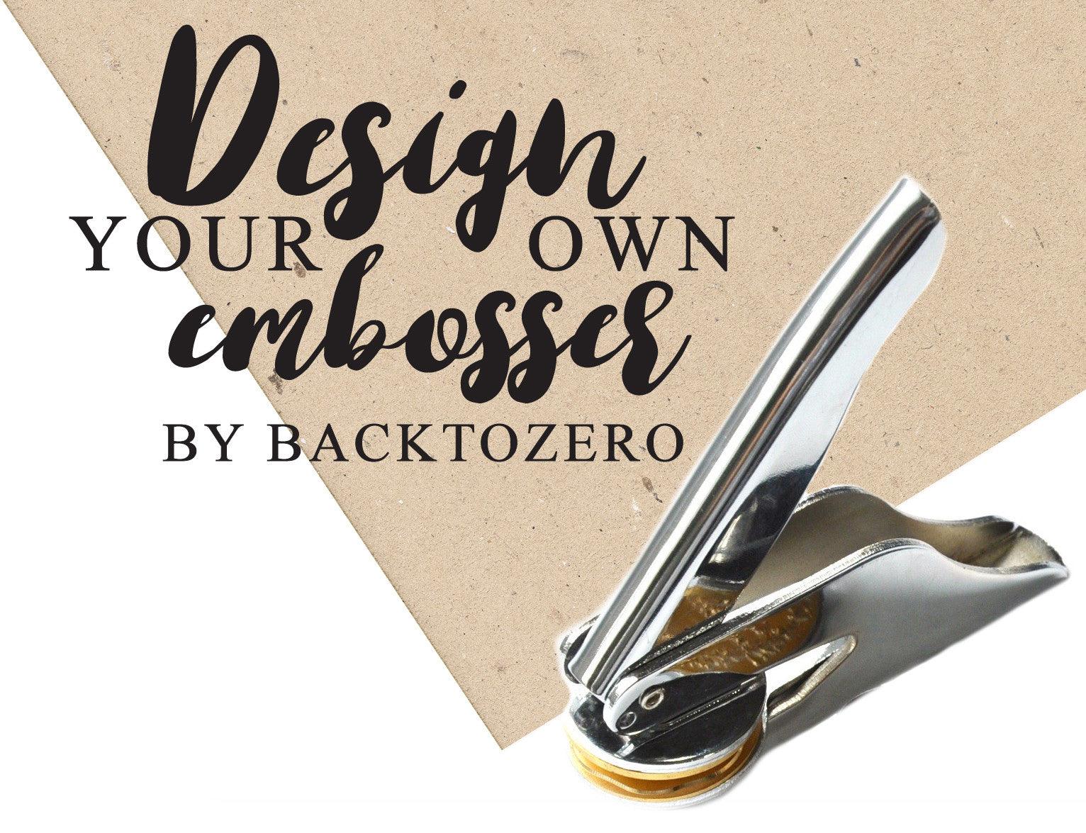 Bespoke Custom Embosser Embossing Press Stamp | Backtozero B20