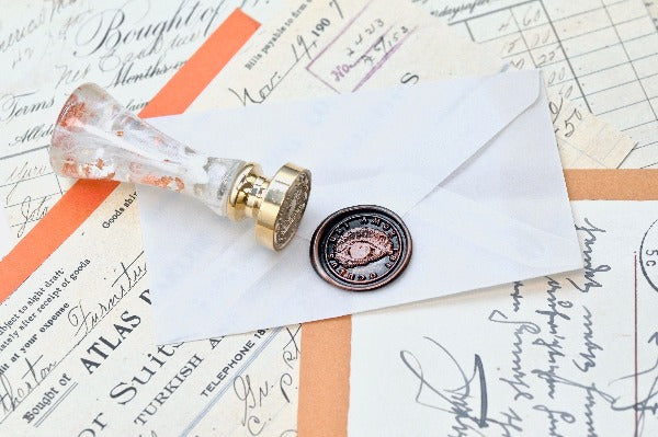 Eye Latin Motto Antique Style Wax Seal Stamp | Backtozero B20