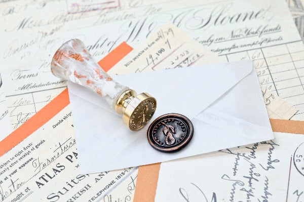 Pear Latin Motto Antique Style Wax Seal Stamp | Backtozero B20